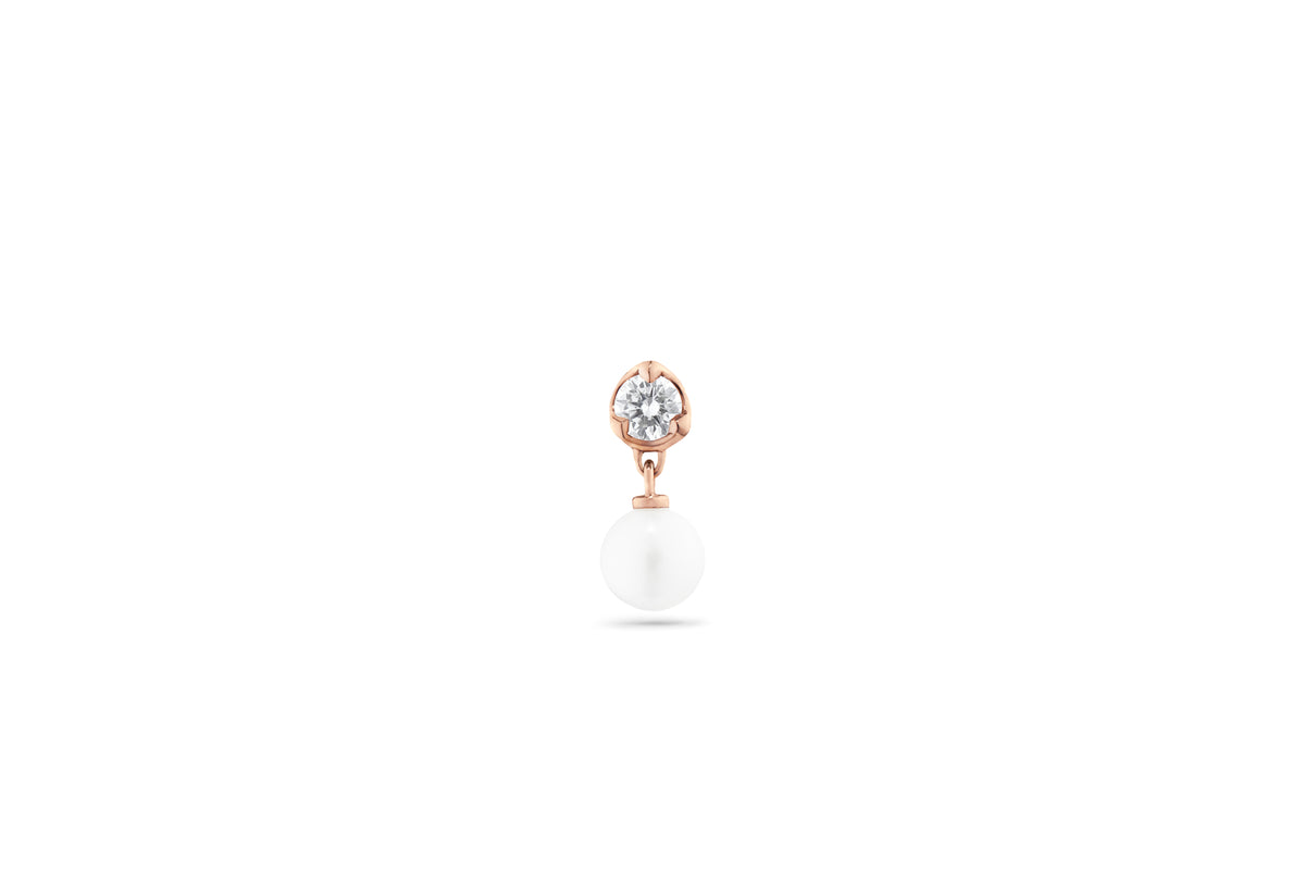 Lily earring - Rose Gold – Vever.com